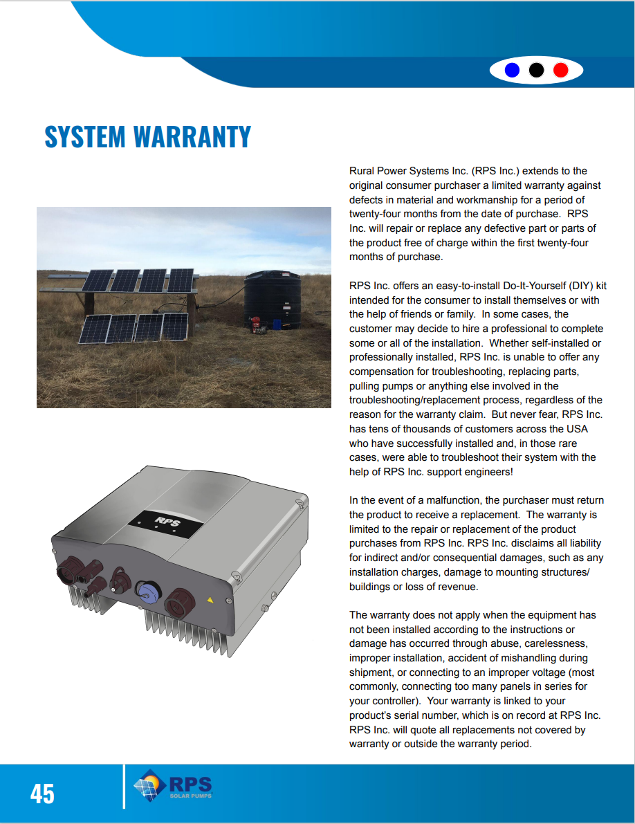 Pro Series Installation Manual – 24/7 RPS Support Center